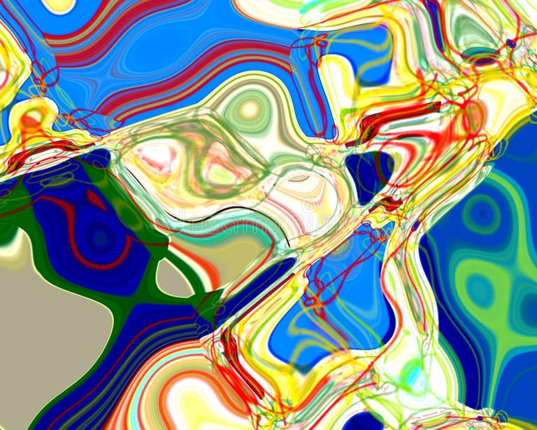 Abstract Art Colors stock illustration. Illustration of display - 1061136