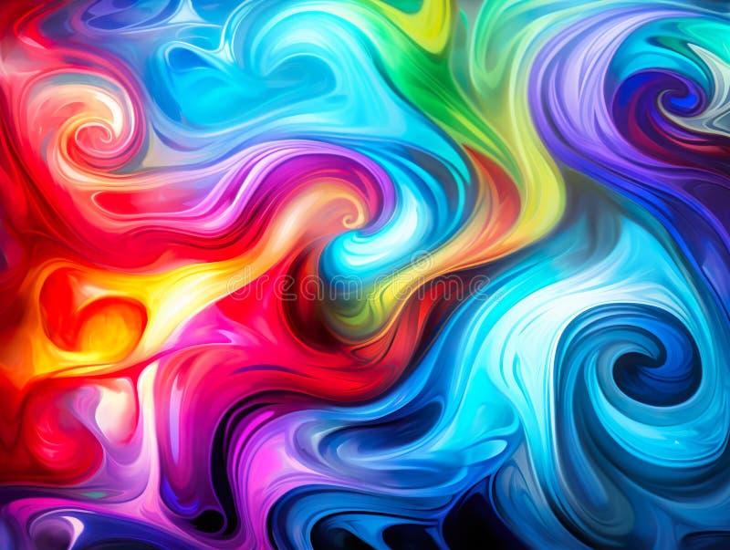 Abstract art of colors stock illustration. Illustration of design ...