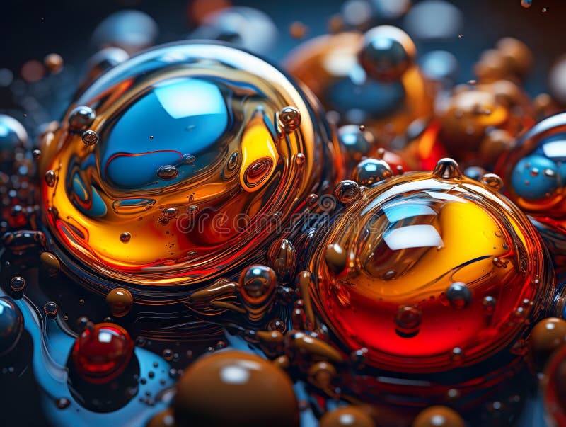 Abstract art of colors stock illustration. Illustration of vibrant ...