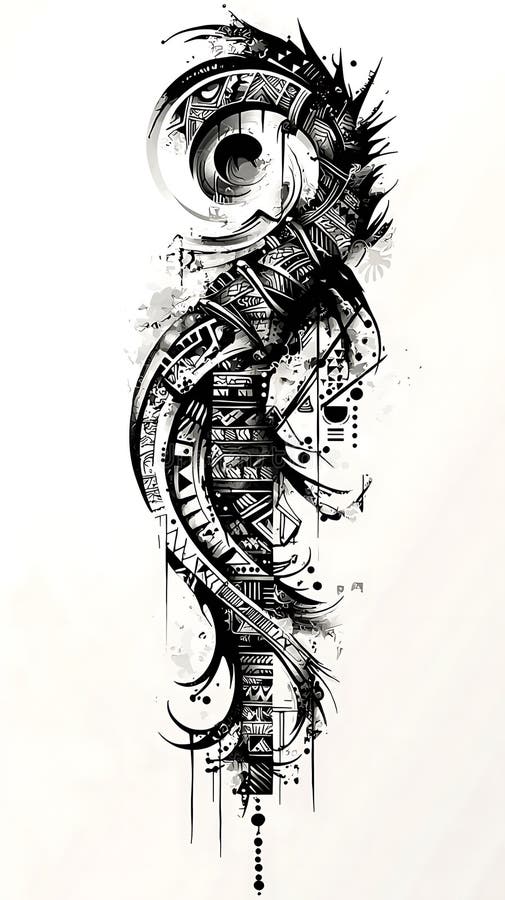 Abstract Art Curvilinear Shapes, White Background Stock Photo - Image ...