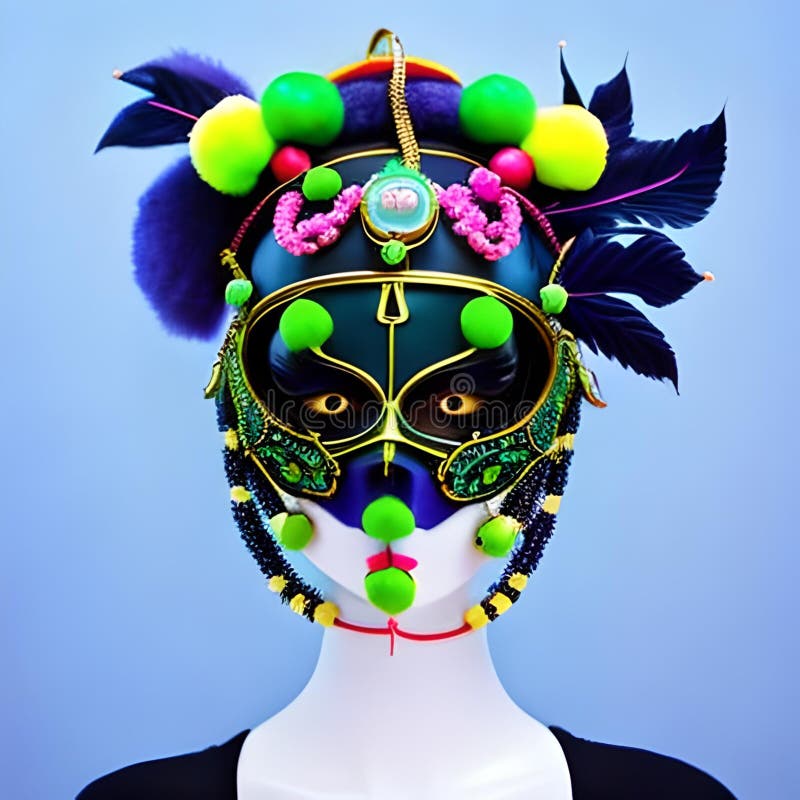 Artificial Intelligence Background, Abstract Art, Cyborg Face, Portrait ...