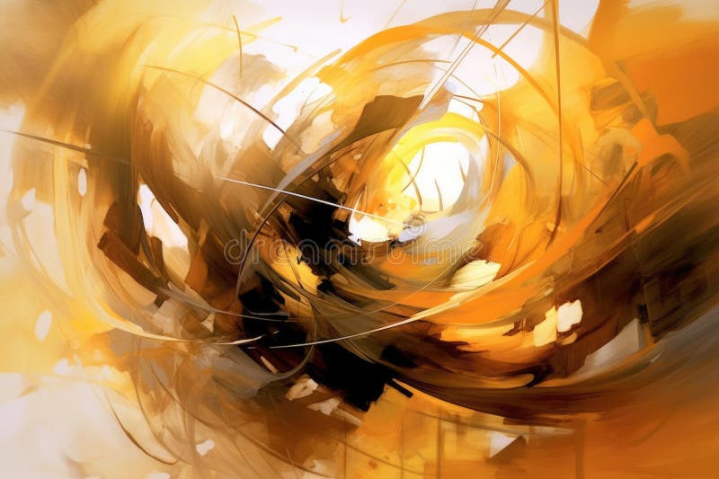 Abstract Art of Dance of Light Theme that Out of Formless Darkness in ...