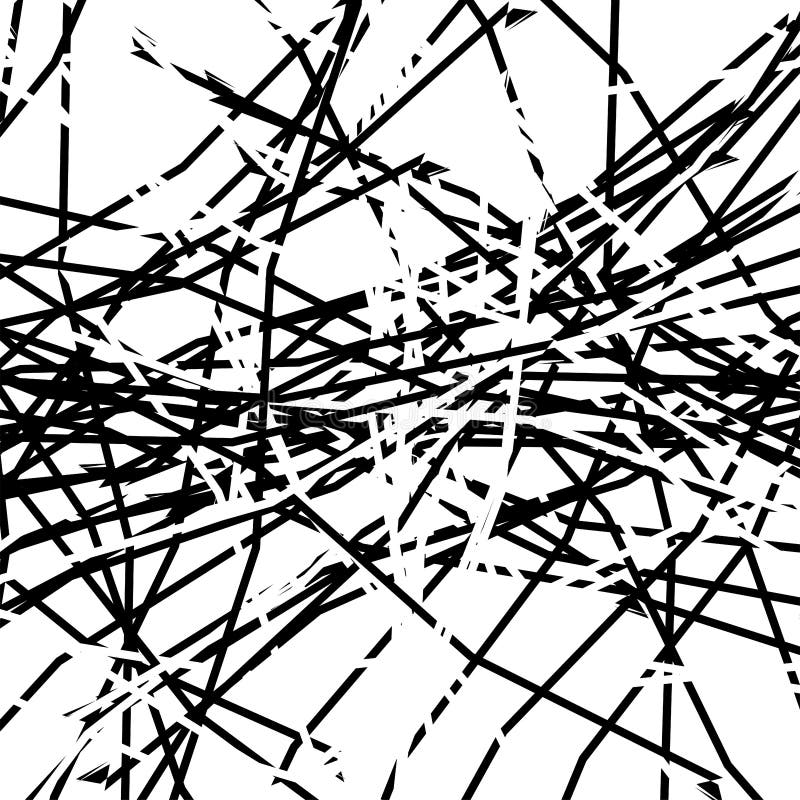 Abstract Art with Deformation, Distortion Effect on Random Lines ...