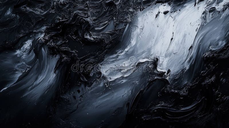 Abstract Art Depicting Total Darkness Stock Image - Image of dreamlike ...