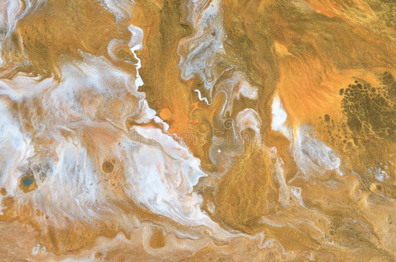 Abstract Art Desert Background in Yellow and Olive Colors Stock ...