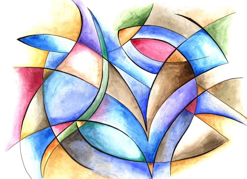 Abstract art design stock illustration. Illustration of modern - 65875719