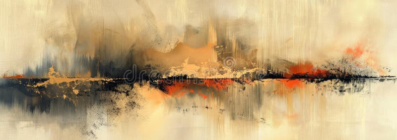 Abstract Art: Earth Tones, Modern Painting Texture Background Stock ...