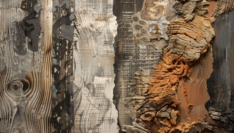 Abstract Art with Earthy Tones and Textured Layers is Warm and Stylish ...