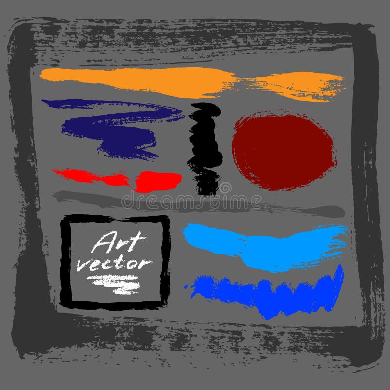 Abstract art elements stock vector. Illustration of design - 72891442