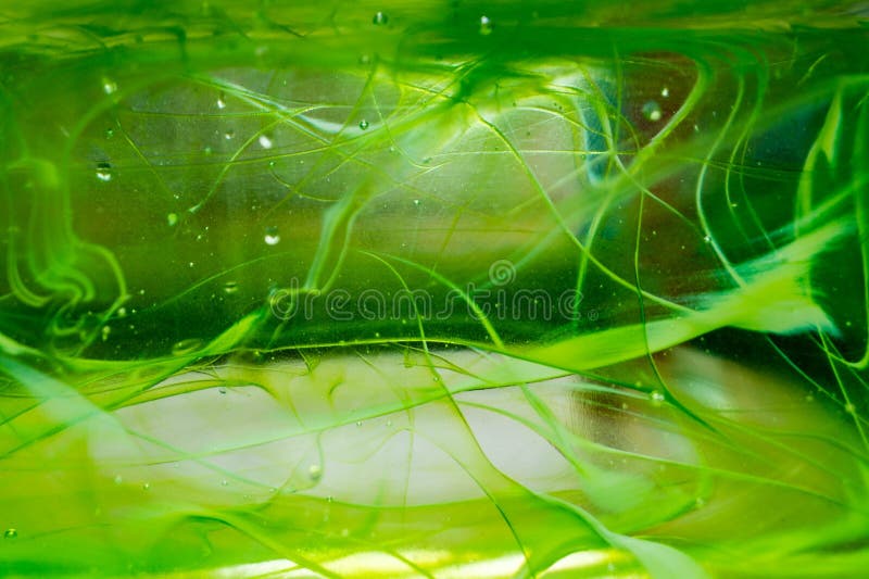 Abstract Art with Emulsions Stock Image - Image of dispersion, green ...