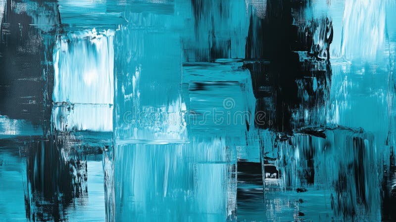 Abstract Art Featuring Bold Colors in a Textured Composition Stock ...