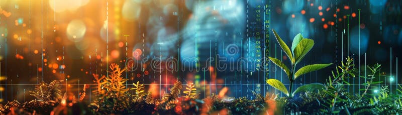Abstract Art Featuring Warm and Cool Colors, Blurred with Bokeh Stock ...