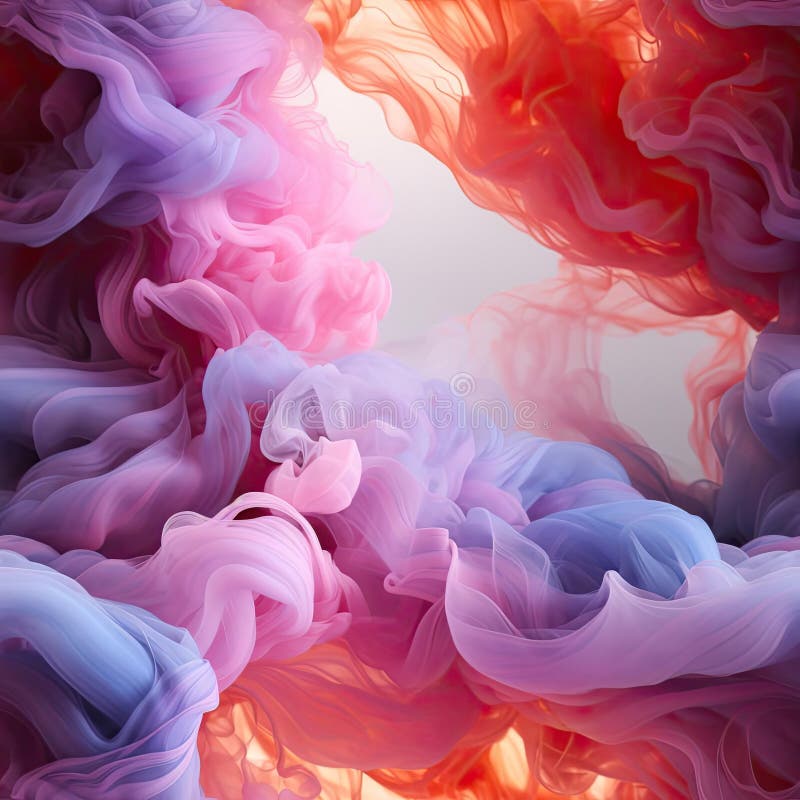 Abstract Art with Flowing Red, Pink, and Blue Colors (tiled) Stock ...