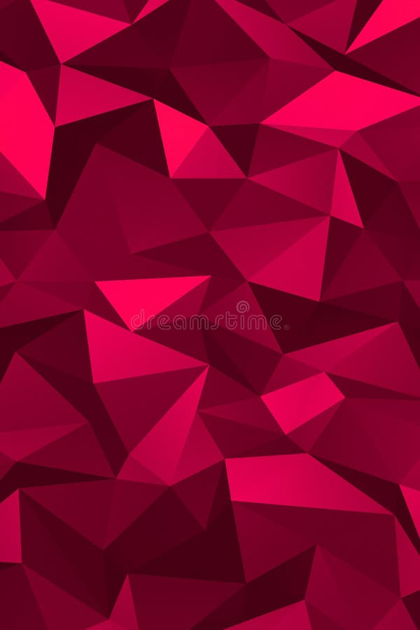 Abstract Art Geometric Background of Magenta Triangle Polygons ... Abstract Art Geometric Background of Magenta Triangle Polygons ...