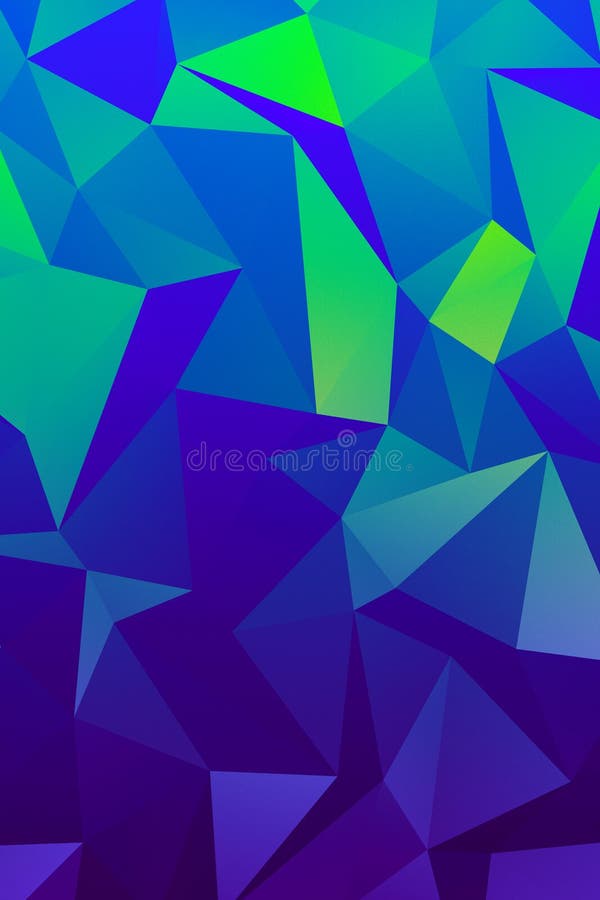 Abstract Art Geometric Background of Triangle Multicolored Polygons ...