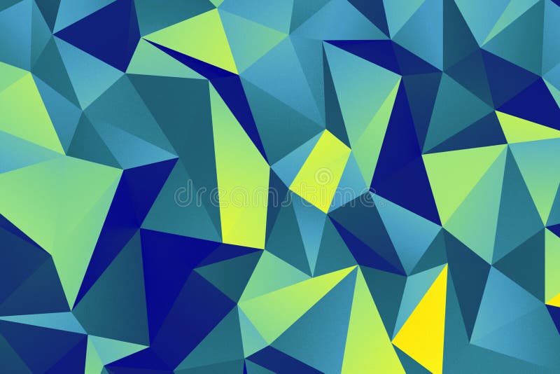 Abstract Art Geometric Background of Triangle Polygons Stock ...