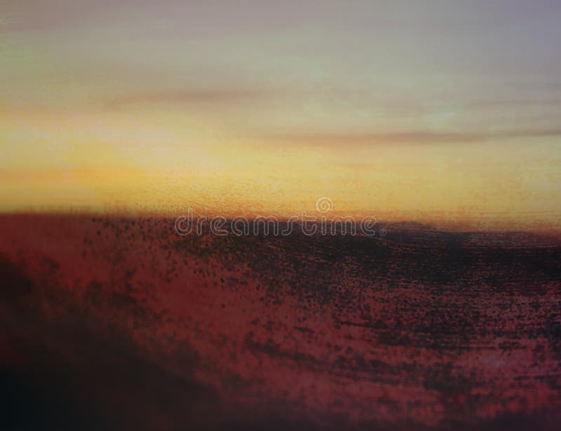 Abstract Art Grunge Landscape Background Stock Image - Image of glowing ...