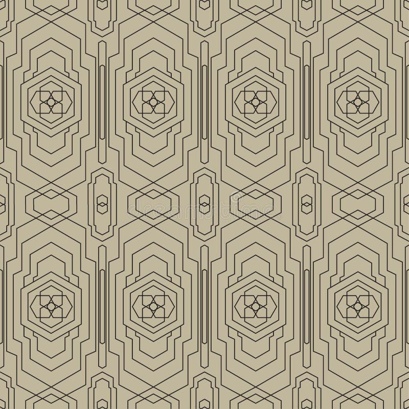 Abstract Art Modern Geometric Seamless Pattern Stock Vector ...