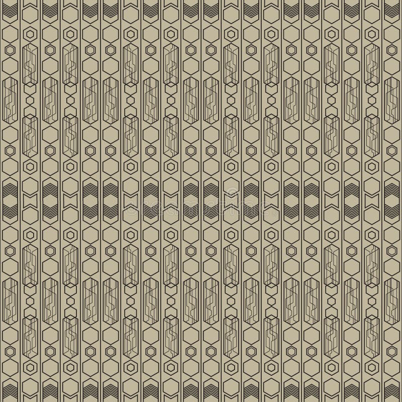 Abstract Art Modern Geometric Seamless Pattern Stock Vector ...