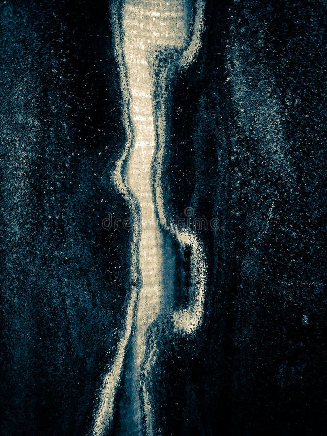 Abstract Art Path on Dark Background. Stock Illustration - Illustration ...