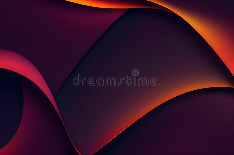 Abstract Art Pattern of Mixed Orange Colors Tone. Background Landscape ...