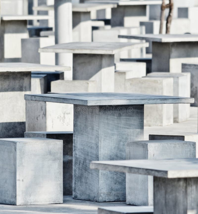 Abstract Art - Pattern of Square Tables Stock Photo - Image of blocks ...