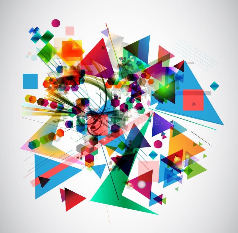 Abstract art picture stock illustration. Illustration of modern - 37711357