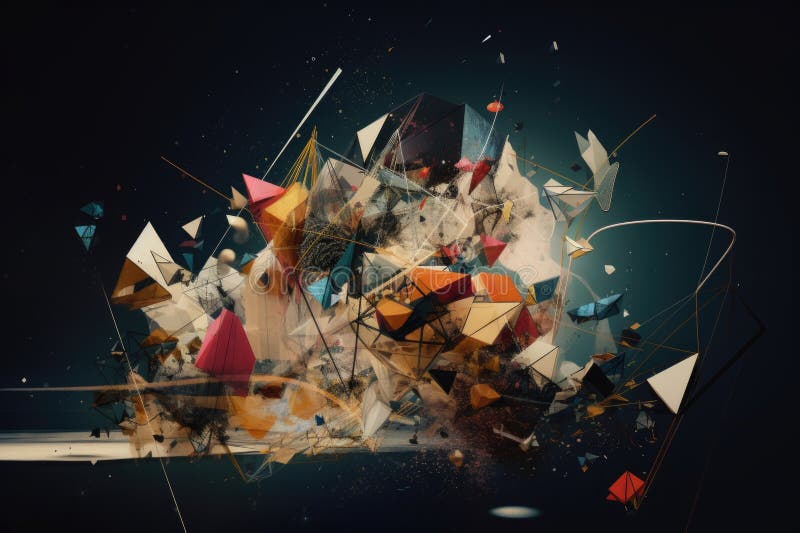 Deconstructed Shapes Stock Illustrations – 670 Deconstructed Shapes ...