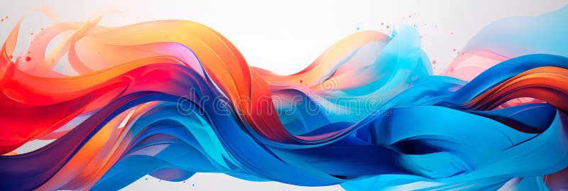 Abstract Art Piece with Swirling Patterns and Vibrant Colors ...