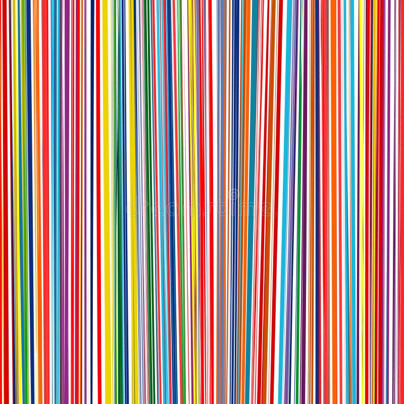 Abstract Art Rainbow Curved Lines Color Background Stock Vector ...