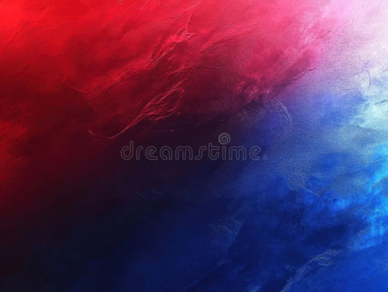 Abstract Art, Red and Blue Color Gradient with Textured Background ...