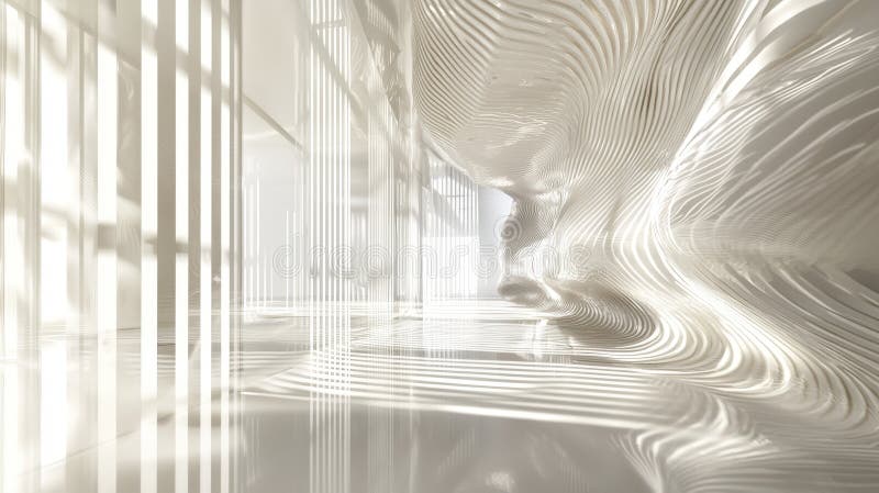 Abstract Art Representation of Clear Articulation Modern Space Visual ...