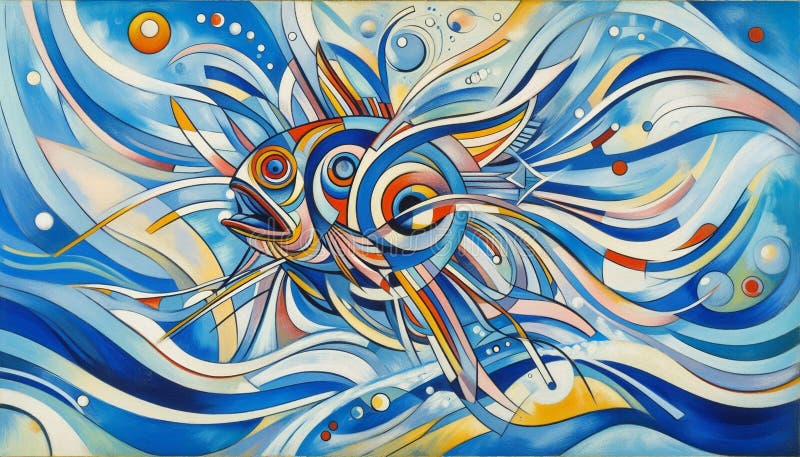 Abstract Shapes and Forms Artistic Poster Background Original Work of ...