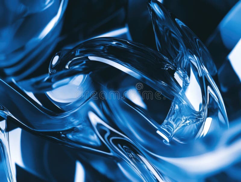 Abstract Art - Shiny Clear Crystalline Liquid Stock Image - Image of ...