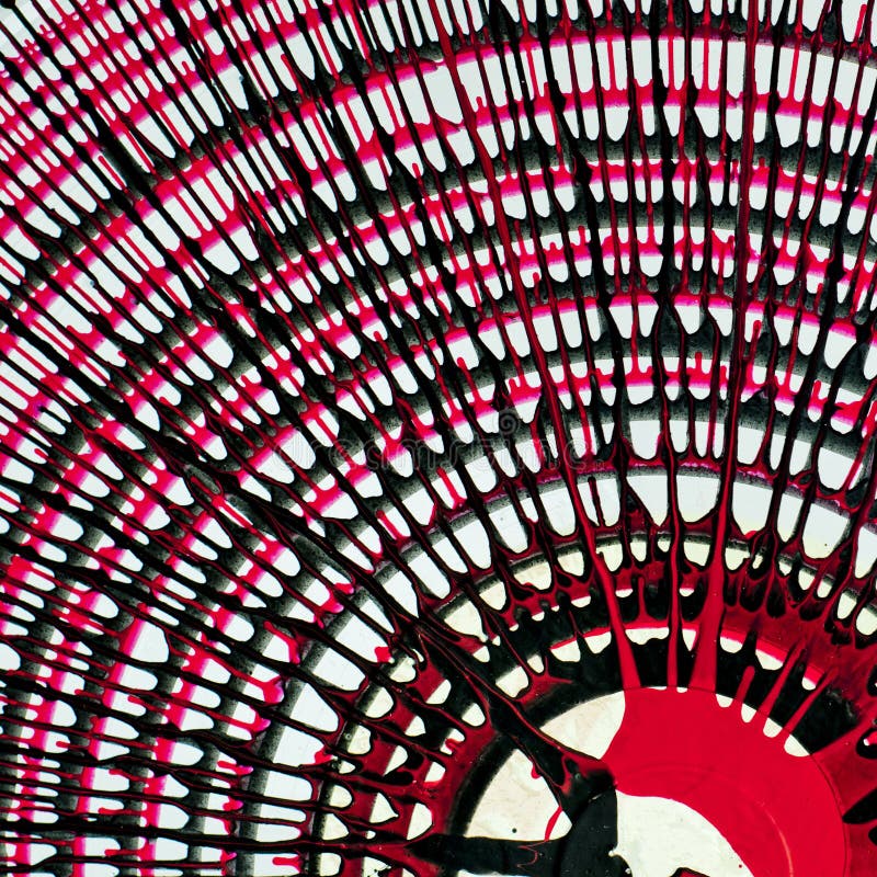 Red Spiral Design Black Background Creating Dynamic Visual Contrast ...