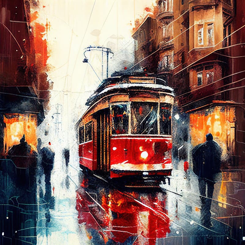 Abstract Art of Street Hyper-detailed 8k Generative AI Stock Photo ...