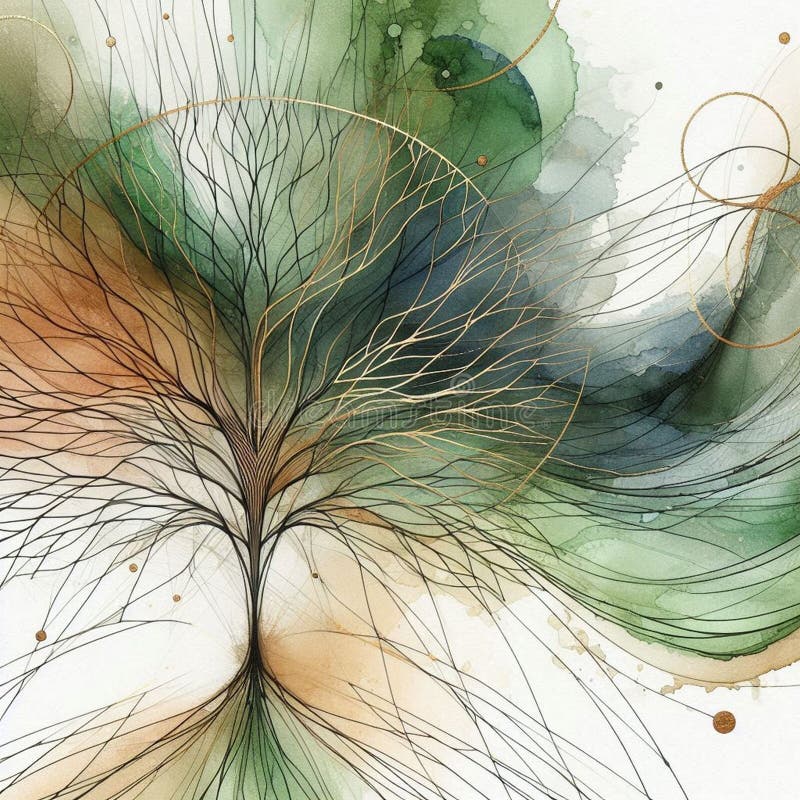 Abstract Surreal Nature Art with Quirky Forms, Shapes, Dreams Fluid ...