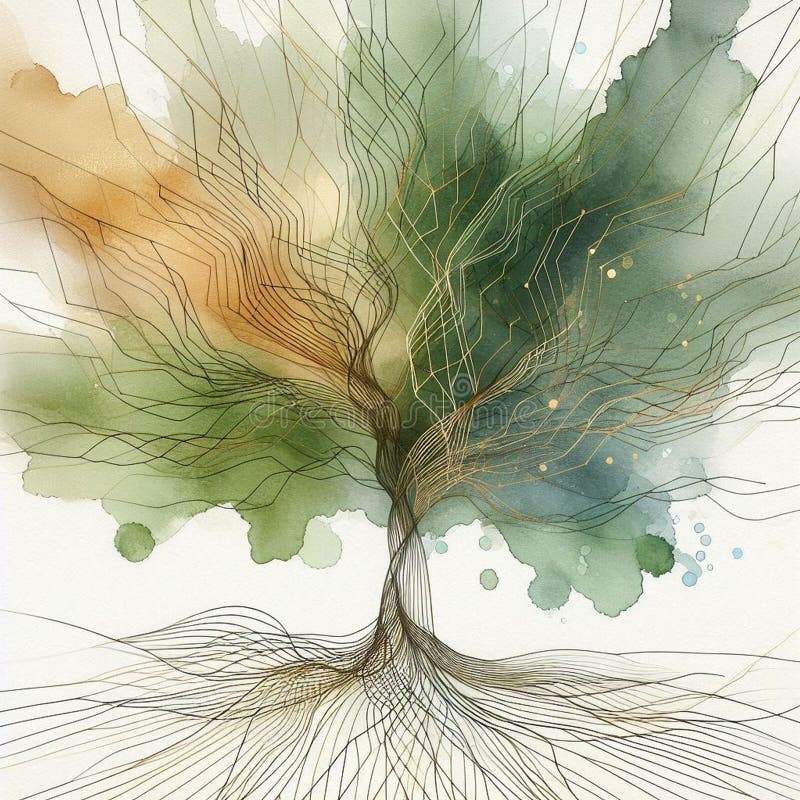 Abstract Surreal Nature Art with Quirky Forms, Shapes, Dreams Fluid ...