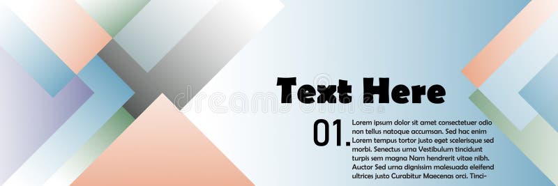 Abstract Art Template for Card Name Stock Vector - Illustration of ...