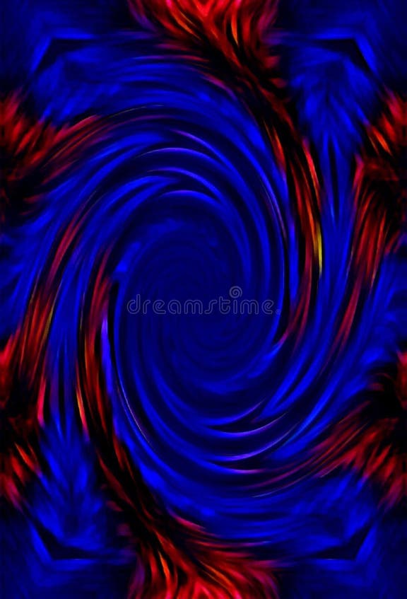 Abstract Art Textured Swirls Stock Illustration - Illustration of swirl ...