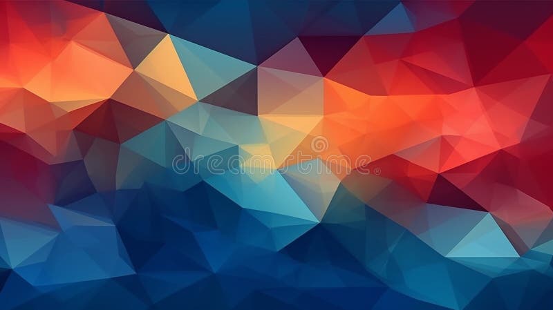 Abstract Art, Triadic Color Palette for Background 2 Stock Illustration ...
