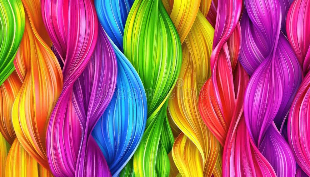 Abstract Art. Unique Intricate Designs with Vibrant Colors and Patterns ...