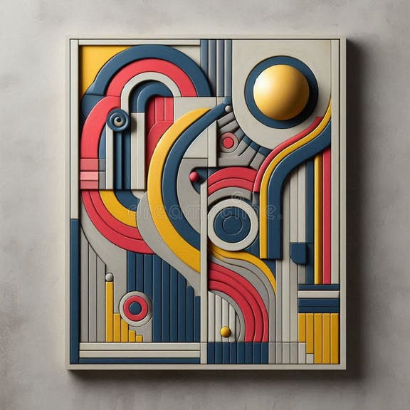 Abstract Art Using Visual Language of Shape, Form, Color and Line To ...