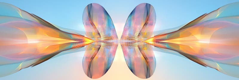 Abstract Art of Vibrant Colors and Patterns Symbolizing Energy ...