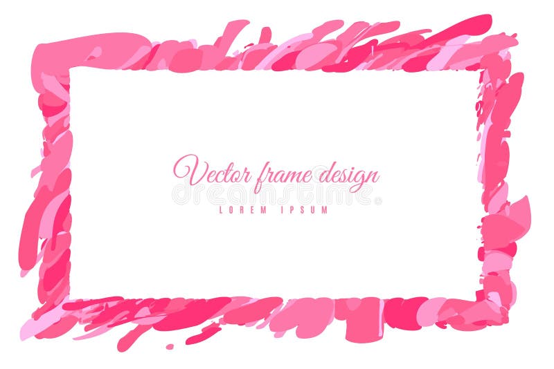 Abstract Art Wave Background Frame. Backdrop Stock Illustration ...