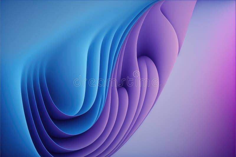 Abstract Art of Wave Blue and Pink in Pastel Color Pattern. Stock Photo ...