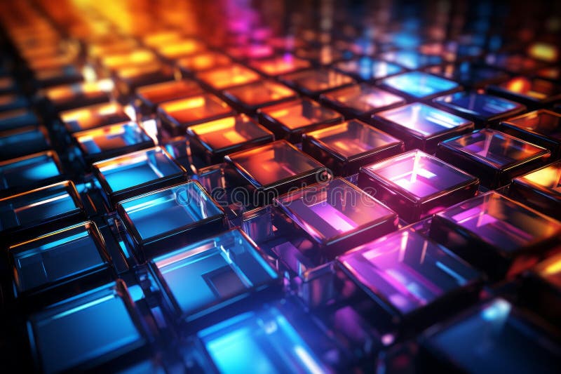 Rhythm of the Future: Abstract Art Infused with Synthwave Magic. AI ...