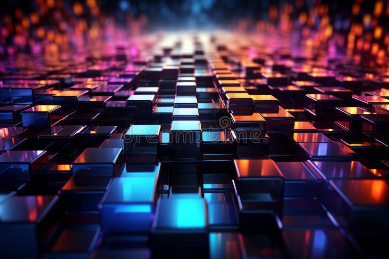 Rhythm of the Future: Abstract Art Infused with Synthwave Magic. AI ...