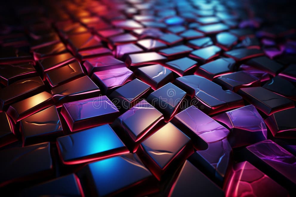 Rhythm of the Future: Abstract Art Infused with Synthwave Magic. AI ...