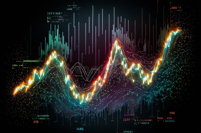 Abstract Artificial Intelligence Business Analysis Chart, Generative Ai ...